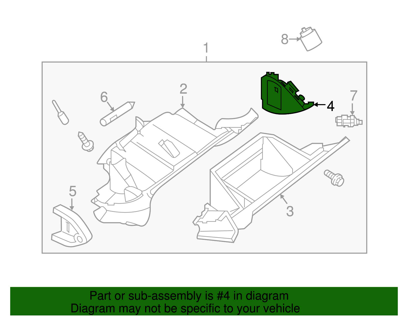 2013-2018 Nissan Altima Side Cover 73952-3TA0A | Nissan Parts Central
