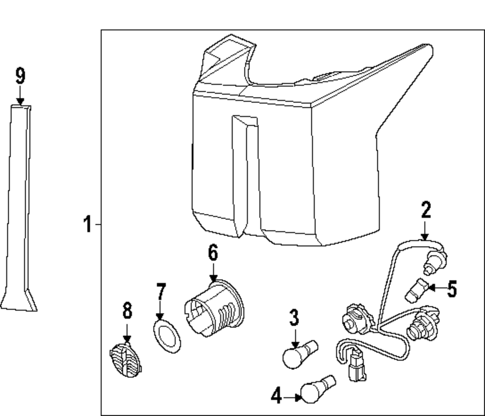 92420-R5500 - Tail Lamp Assembly 2024-2025 Kia Sorento | Kia.Parts Store