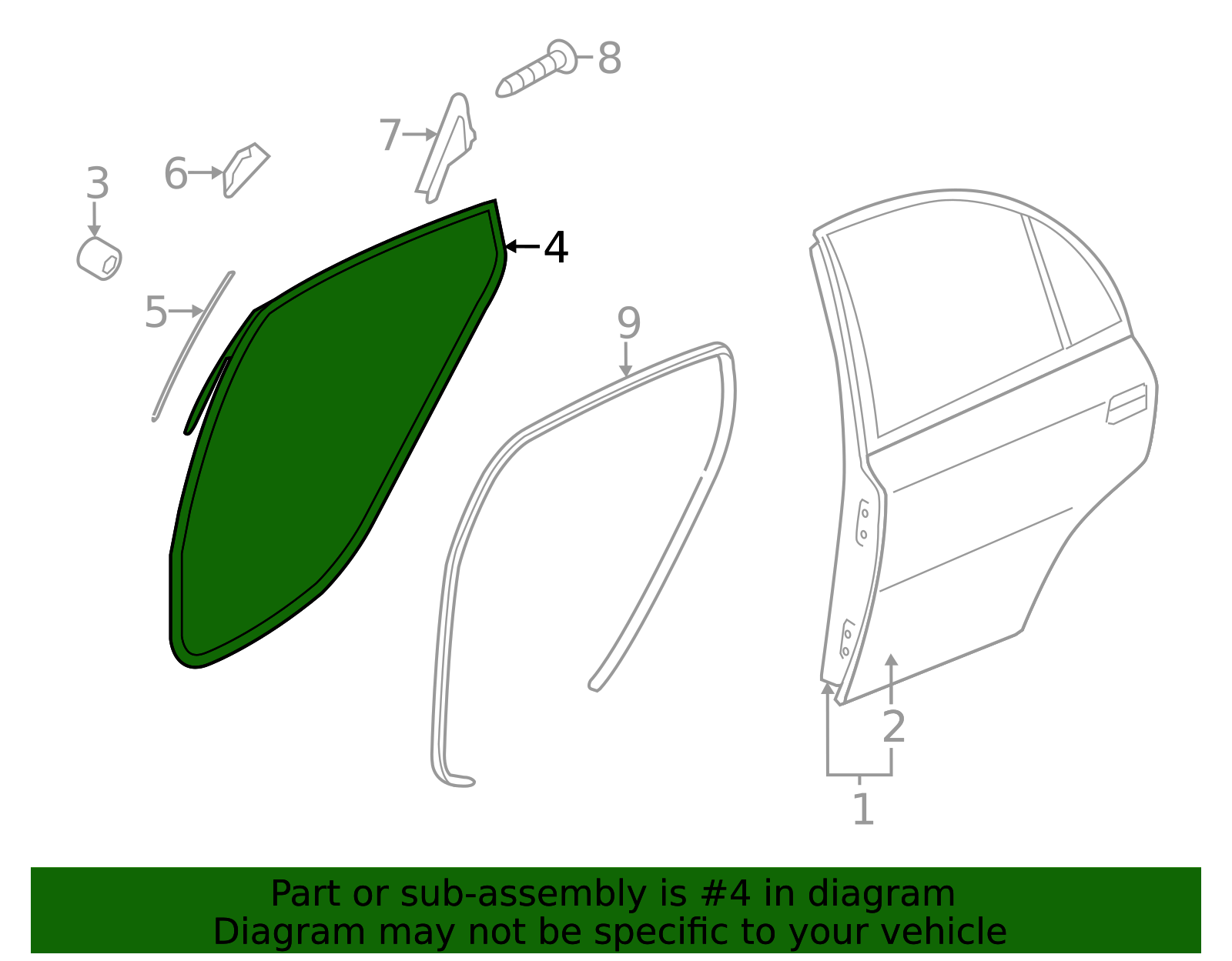 2012-2017 Hyundai Accent Door Weather-Strip 83140-1R000 | QuirkParts