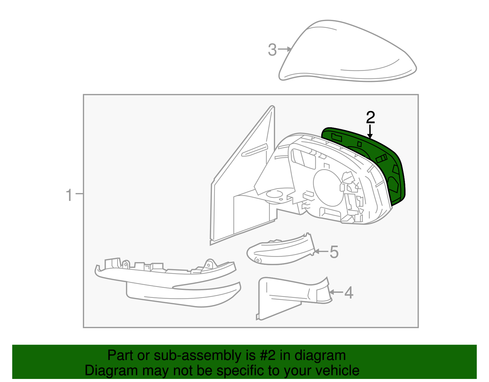 87961-0R080 - Mirror Glass - 2013-2015 Toyota RAV4 | Nucar Toyota of ...