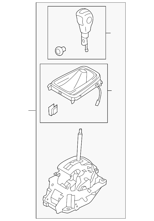 DG9Z-7210-KD - Gear Shift Assembly 2013-2016 Ford Fusion | Ford Parts ...