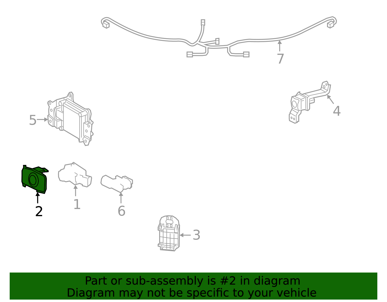 8934833270d0 - Toyota Park Sensor Retainer 2021-2024 Toyota Camry ...