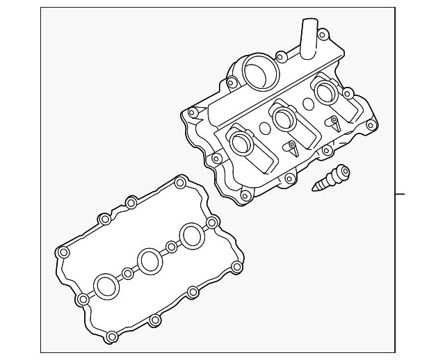 2015-2018 Porsche Valve Cover 946-105-135-46 | Sunset Porsche Parts