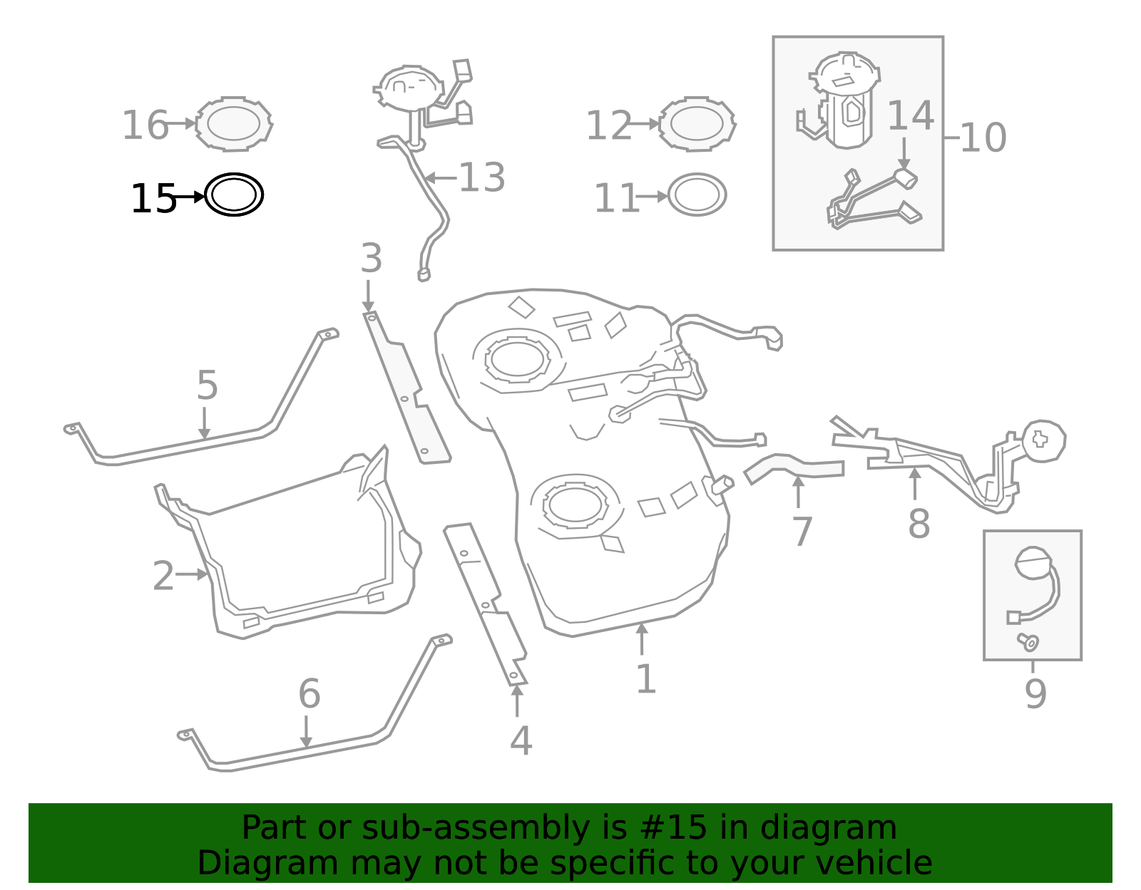 2019-2025 Nissan Fuel Pump Packing 17342-4KH0A | Scott Evans Nissan Parts