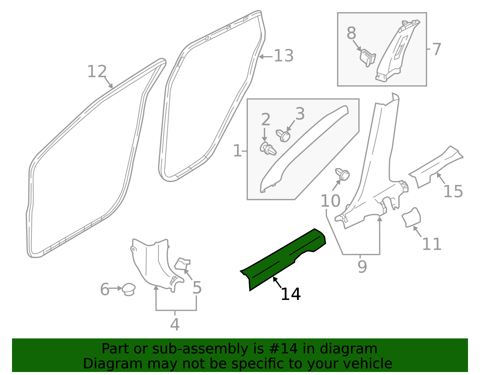 2017-2023 Nissan Front Sill Plate 76952-4CE0A | My Nissan Part