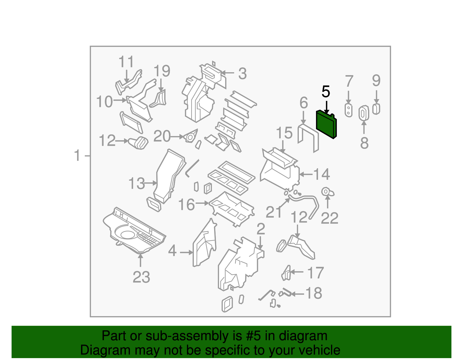 2007-2012 Hyundai Santa Fe Evaporator Core 97140-2B000 | OEM Parts Online