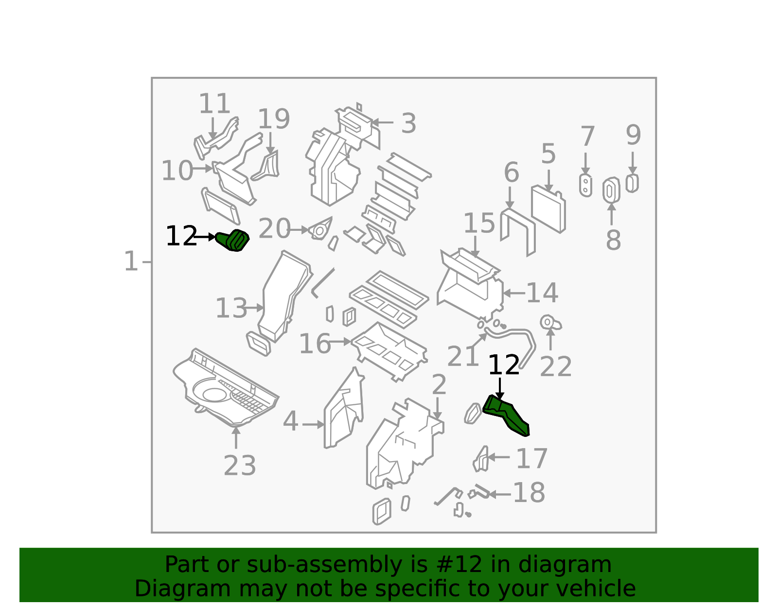 97111-2B010 - Outer Duct - 2007-2012 Hyundai Santa Fe | World OEM Parts ...