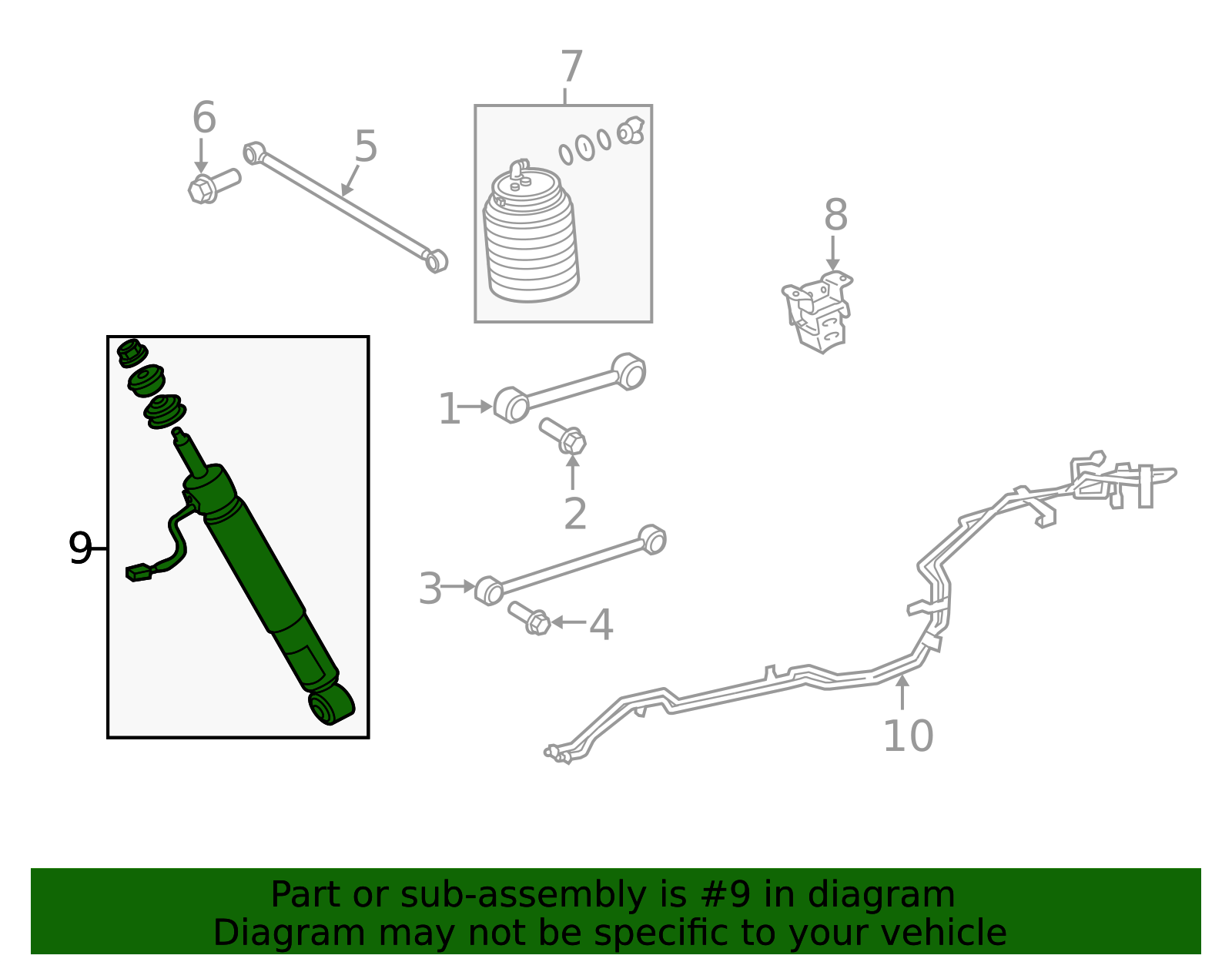 2010-2023 Lexus GX460 Front Left & Right Suspension Shock Absorber | My ...