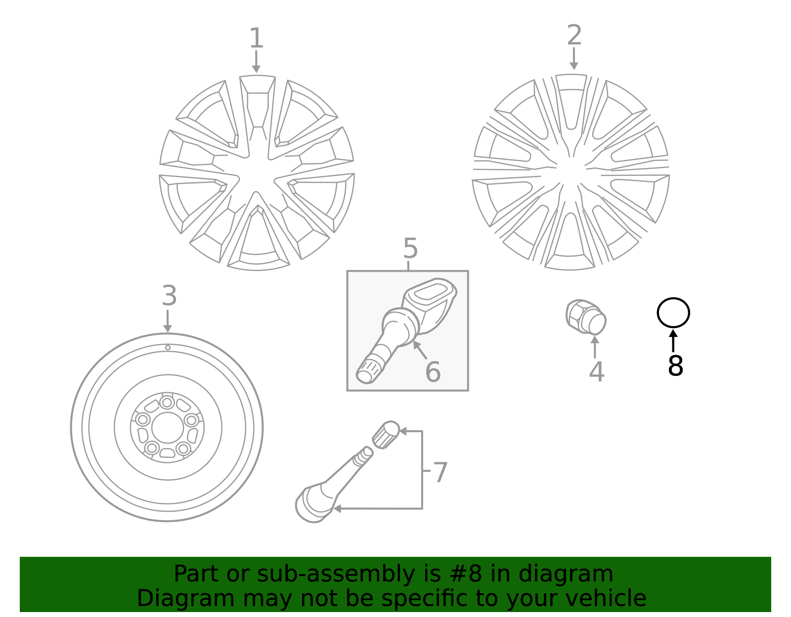 KD51-37-190 - Wheels Center Cap, Forged Bbs 2013-2025 Mazda | Mazda-Parts