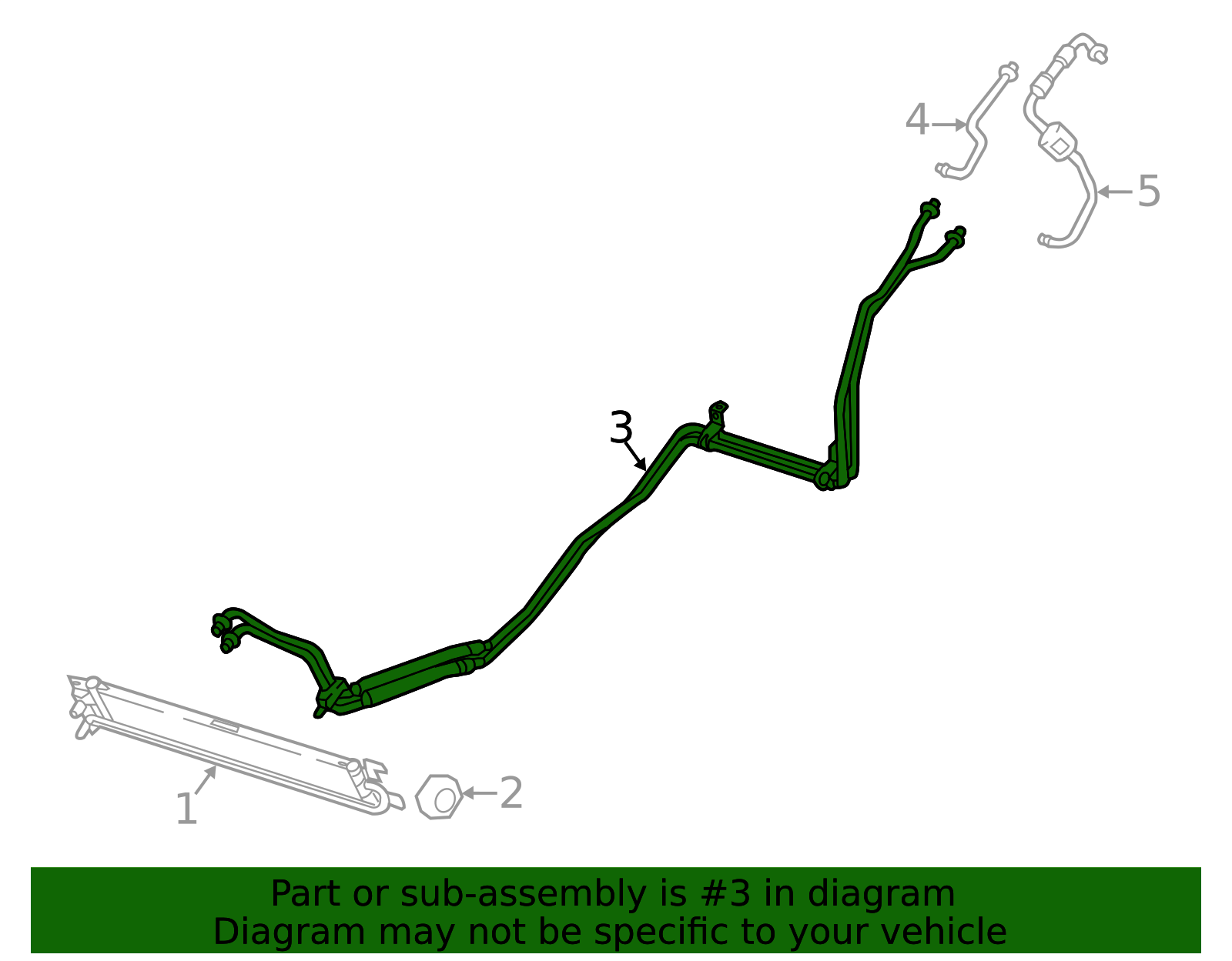 2018-2025 Jeep Wrangler Tube/Hose 68650407AA | Mopar Parts Canada