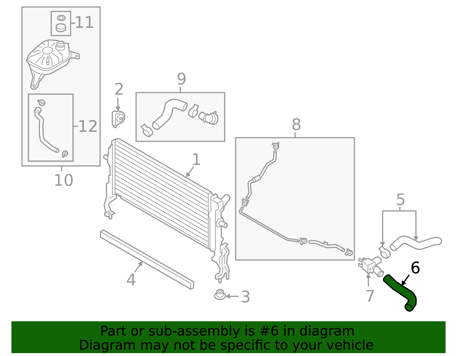 Radiator Hose 25411-J9000 - Dependable OEM Engine Cooling | AutoNation ...