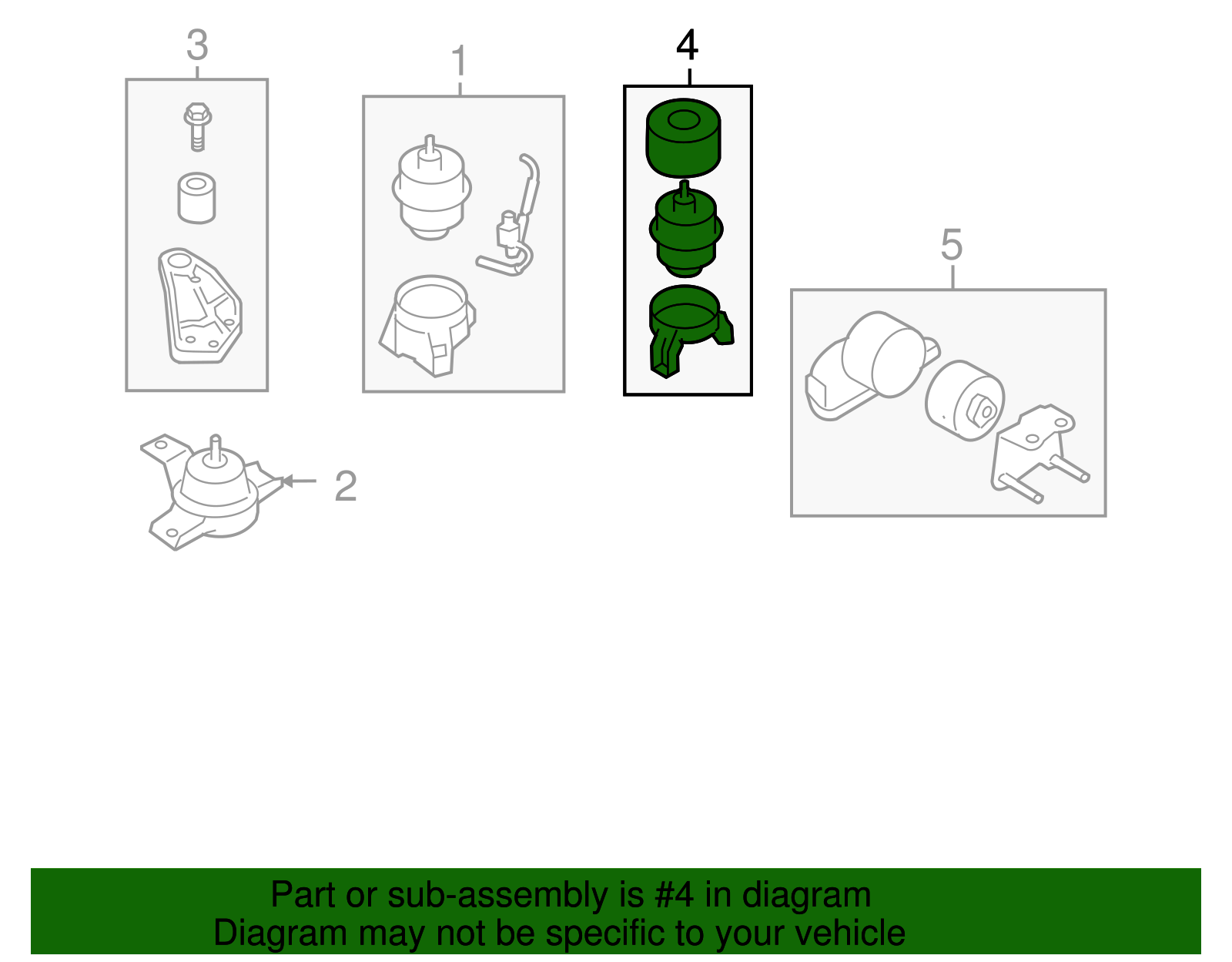 Engine Mount - OEM Vibration Isolator for Hyundai | AutoNation Parts
