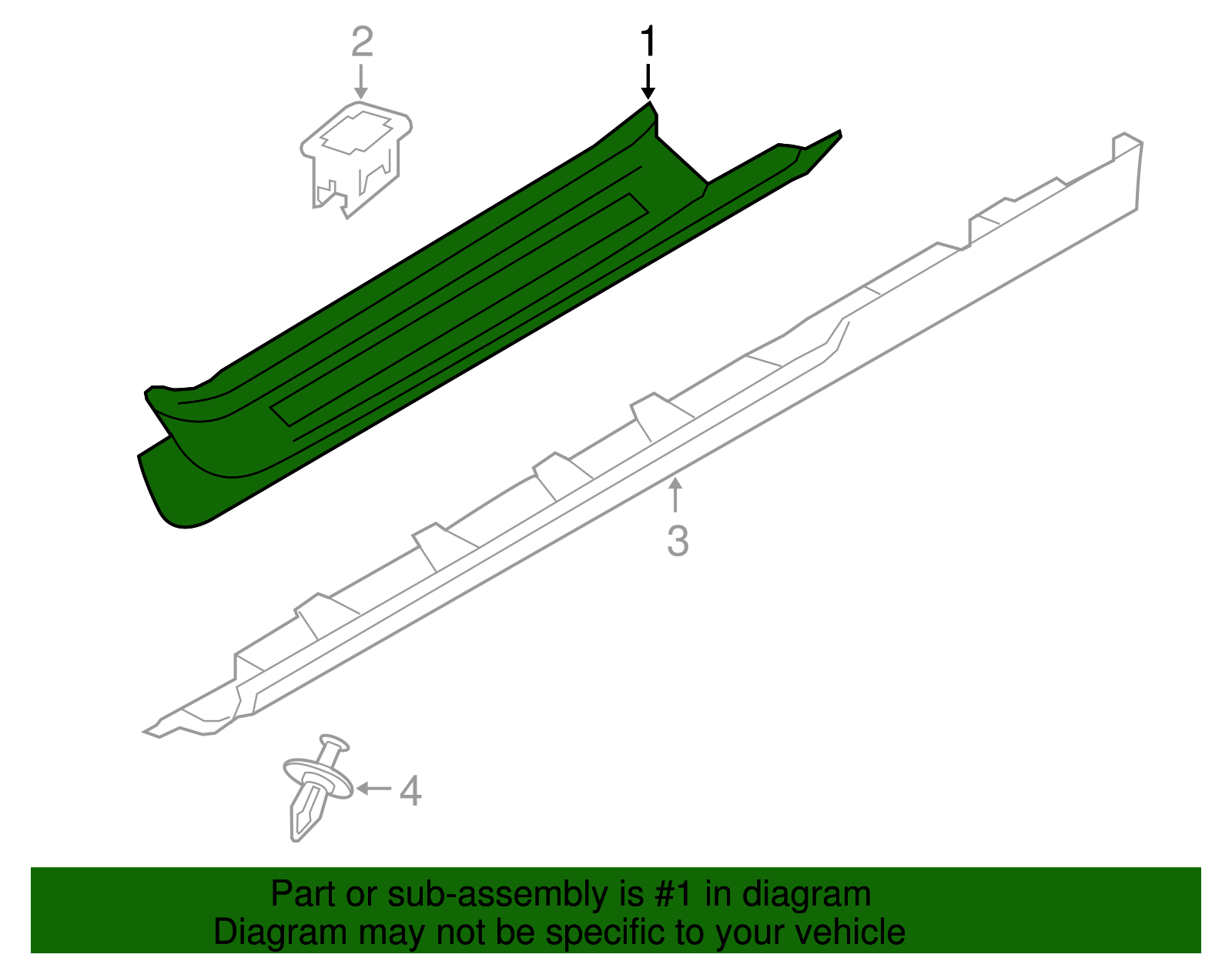 31323196 - Sill Plate - 2006-2013 Volvo C70 | Volvo OEM Parts Direct