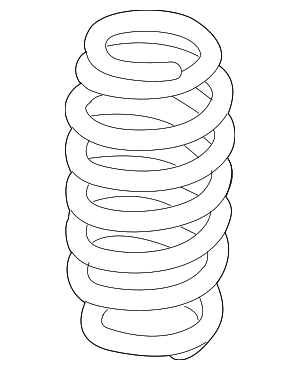 3C0-511-115-BF - Coil Spring 2012-2022 Volkswagen Passat | Volkswagen ...