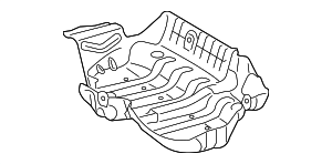 77641-47050 - High-Quality Fuel Tank Skid Plate for 2012-2015 Toyota ...