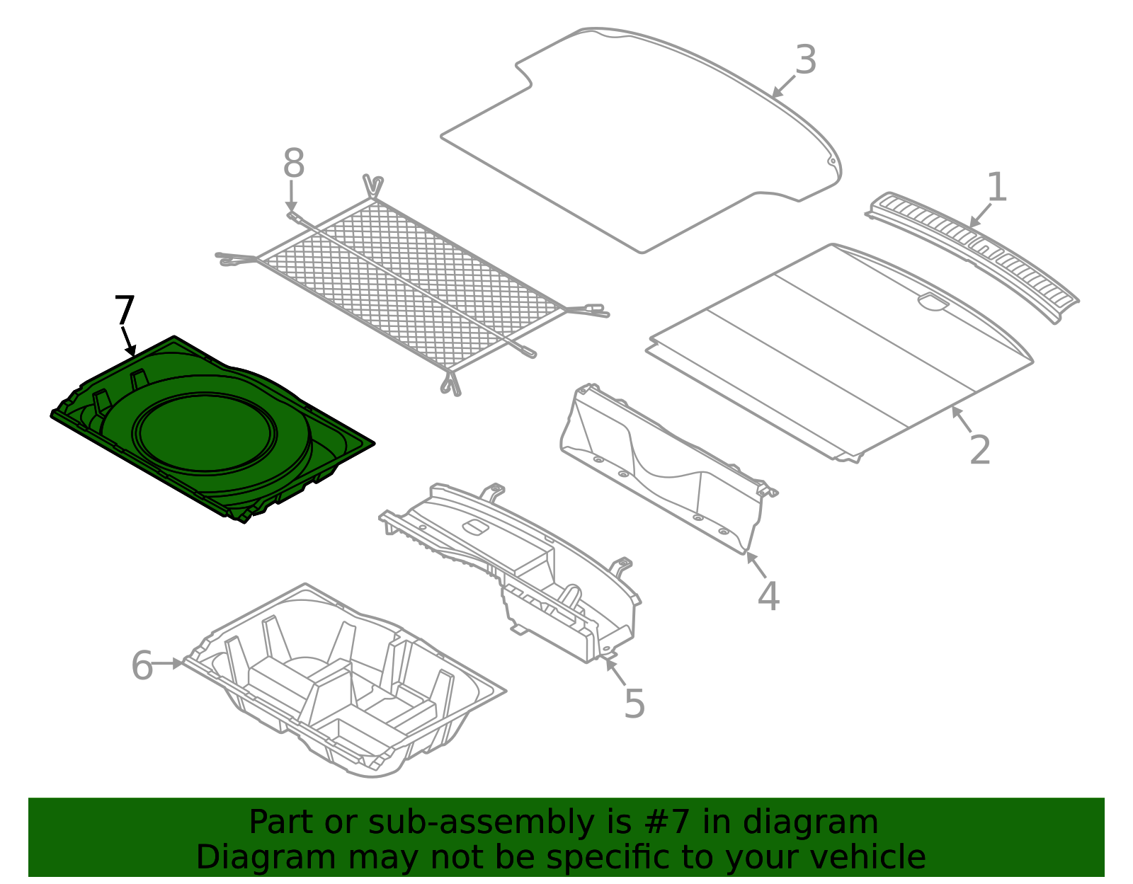 85750-T6000-4X - High-Quality Tray for 2021-2025 Genesis GV80 ...