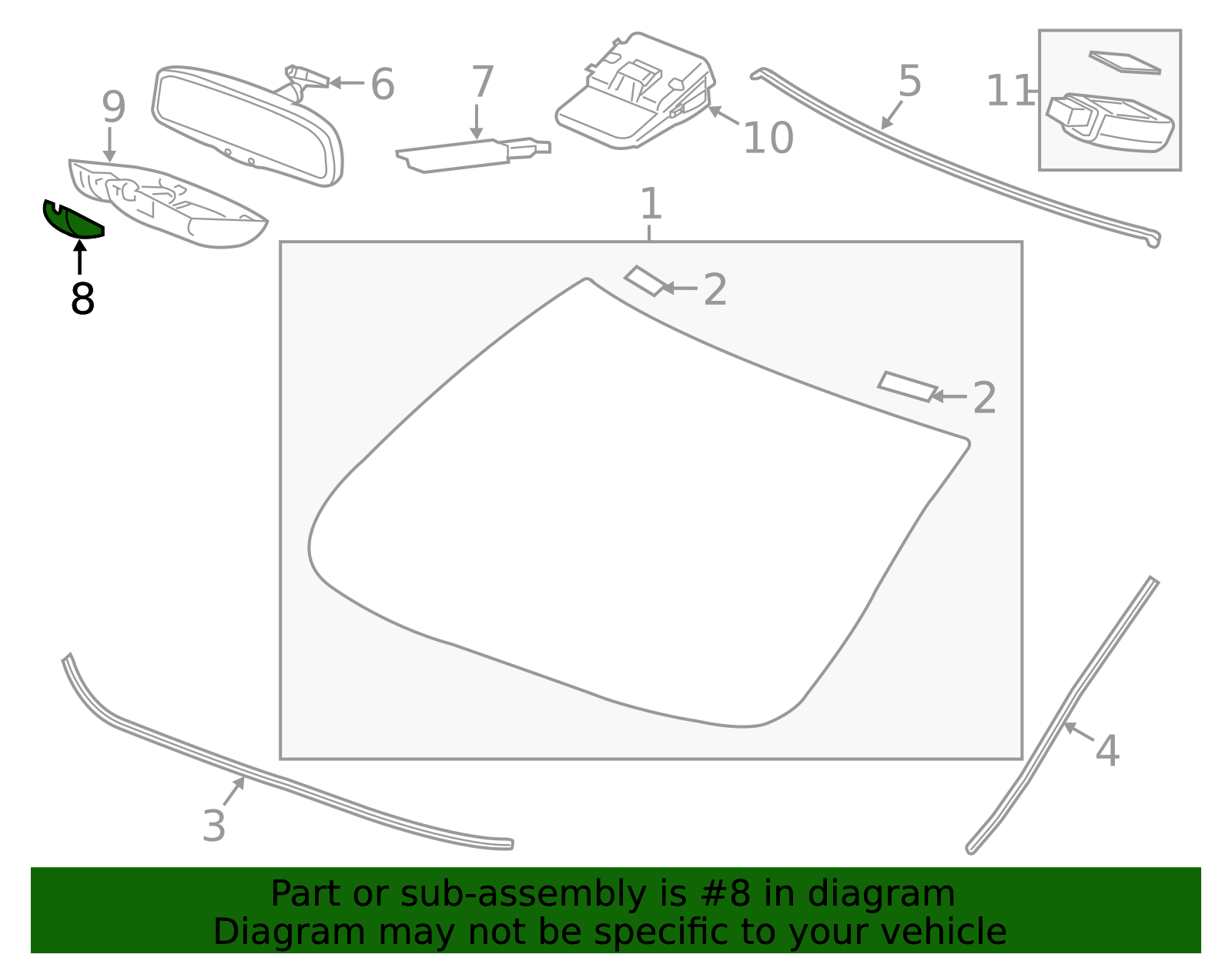 76413-TBA-A01 - 2016-2019 Honda Civic - Lid Sensor Cover | Honda Car ...