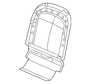 81128-T2F-A61ZC - 2013-2016 Honda Accord - Cover Assembly Front Seat ...