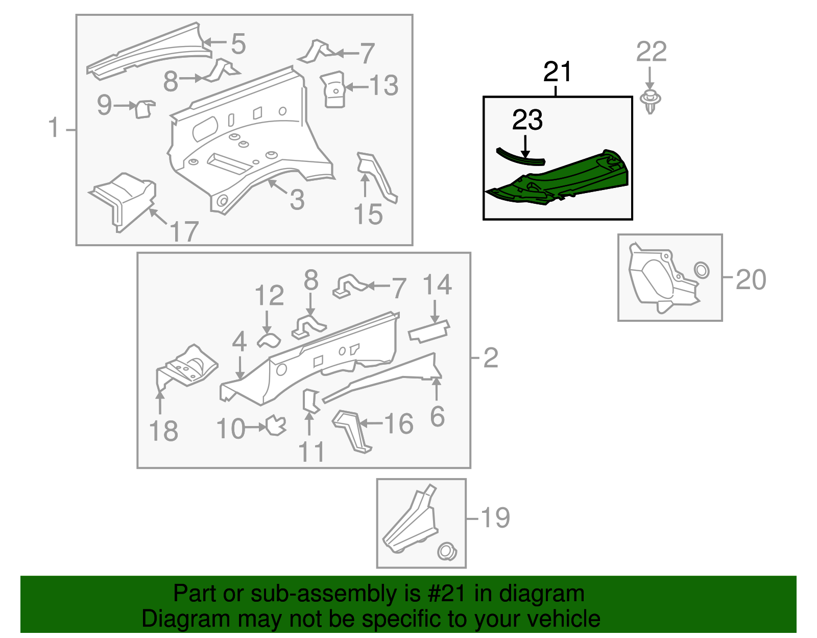 53795-60040 - Fender Ledge Cover - 2008-2011 2013-2015 Lexus LX570 | My ...