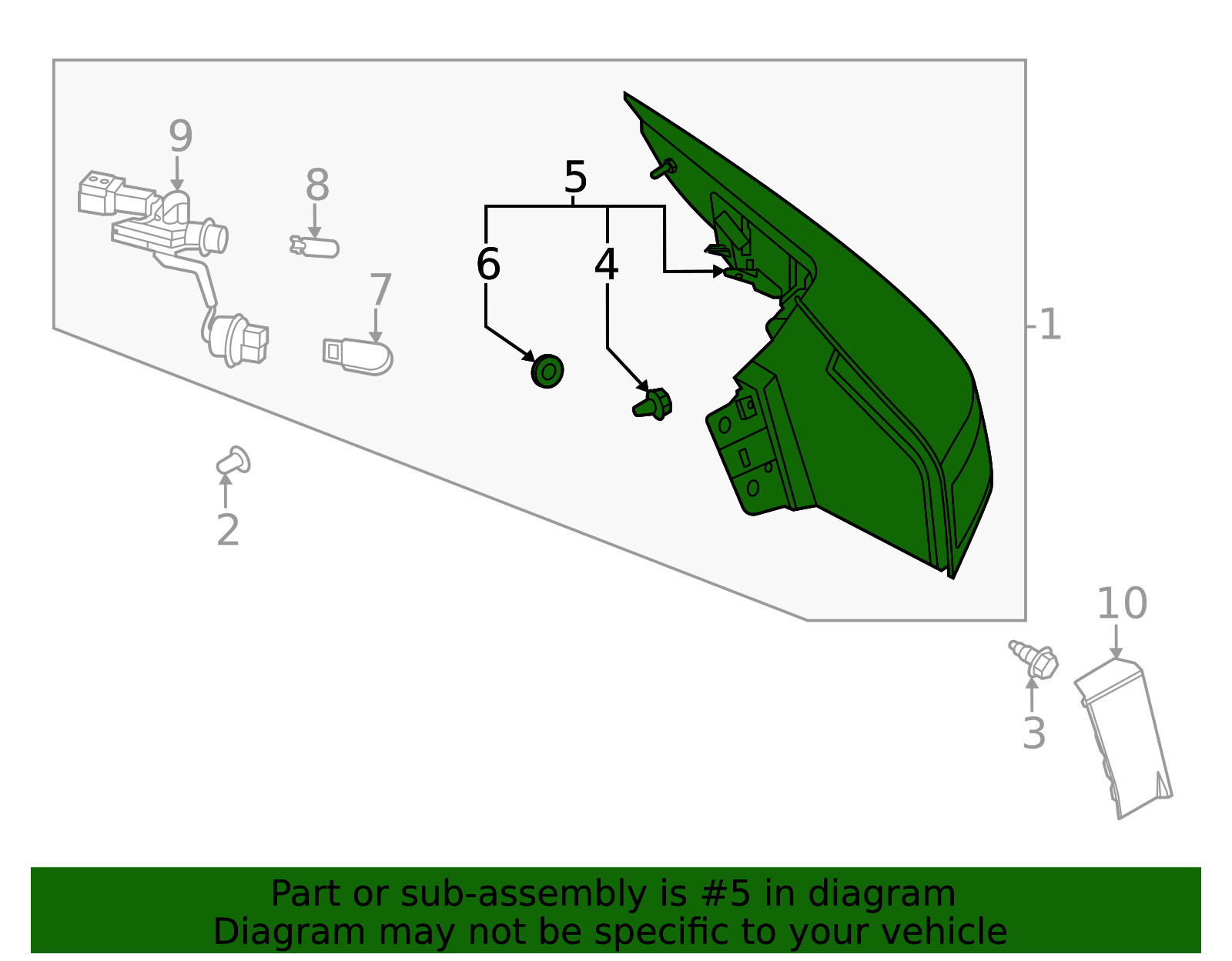 26555-6RR0D - Tail Lamp Assembly - 2021-2025 Nissan Rogue | Nissan OEM ...