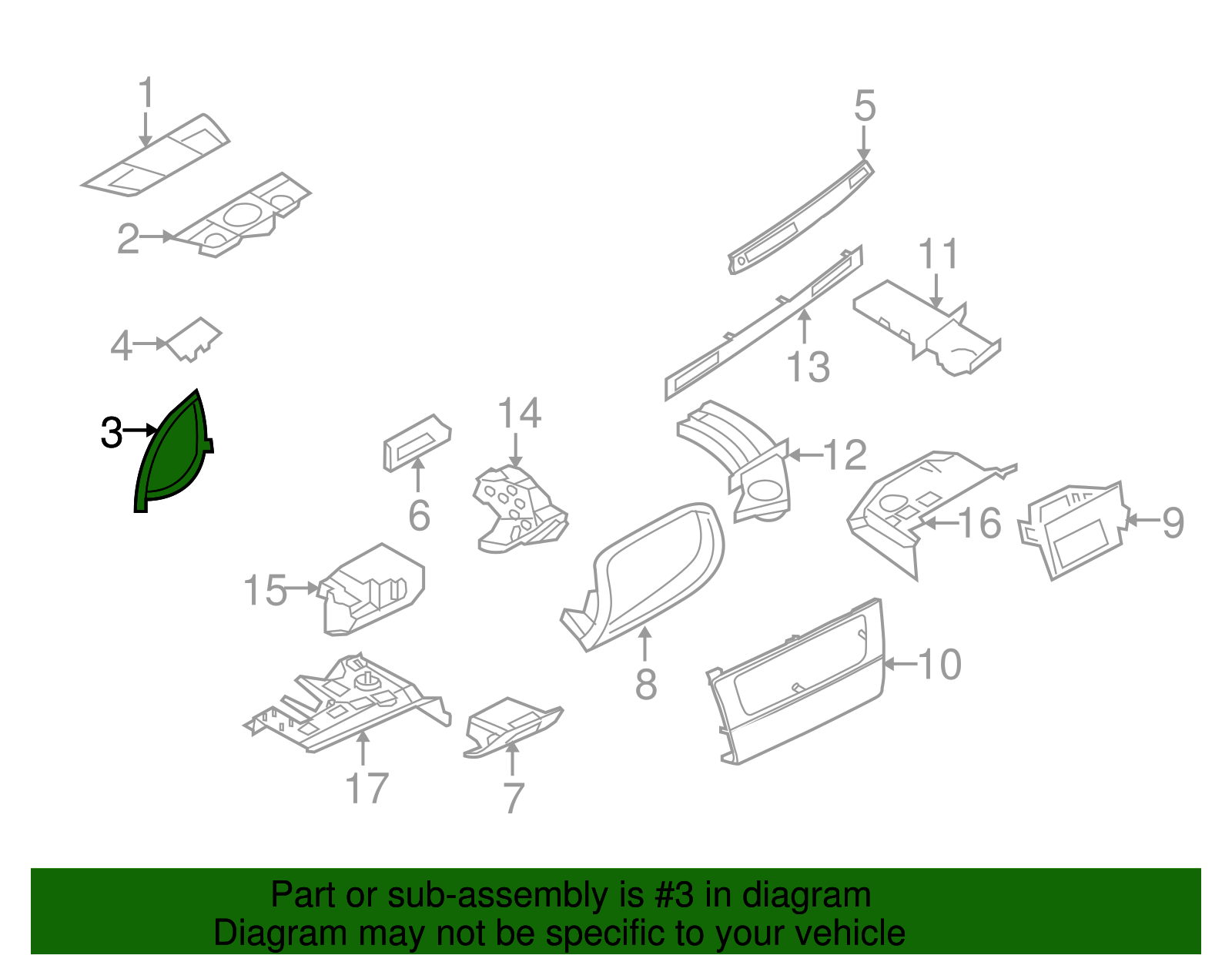 51-45-7-143-534 - Side Cover - 2006-2013 BMW | BMW Parts Exchange