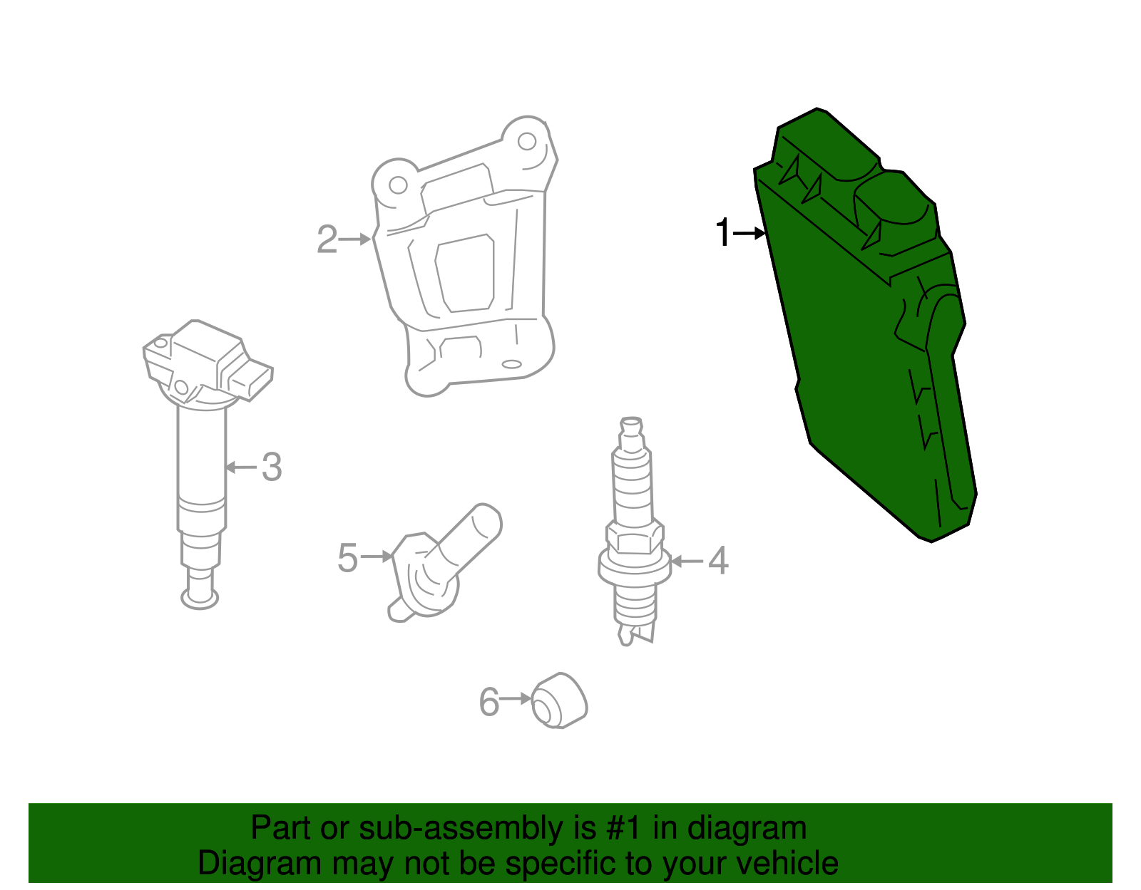 89661-52U00 - Toyota Engine Control Module (ECM) 2011-2013 Scion xD ...