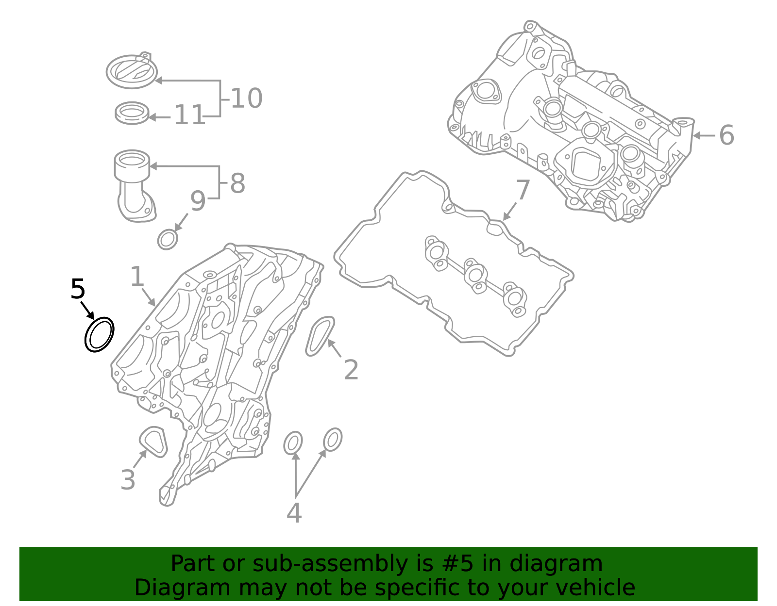 2006-2025 Hyundai Front Crank Seal 21352-3C700 | OEM Parts Online