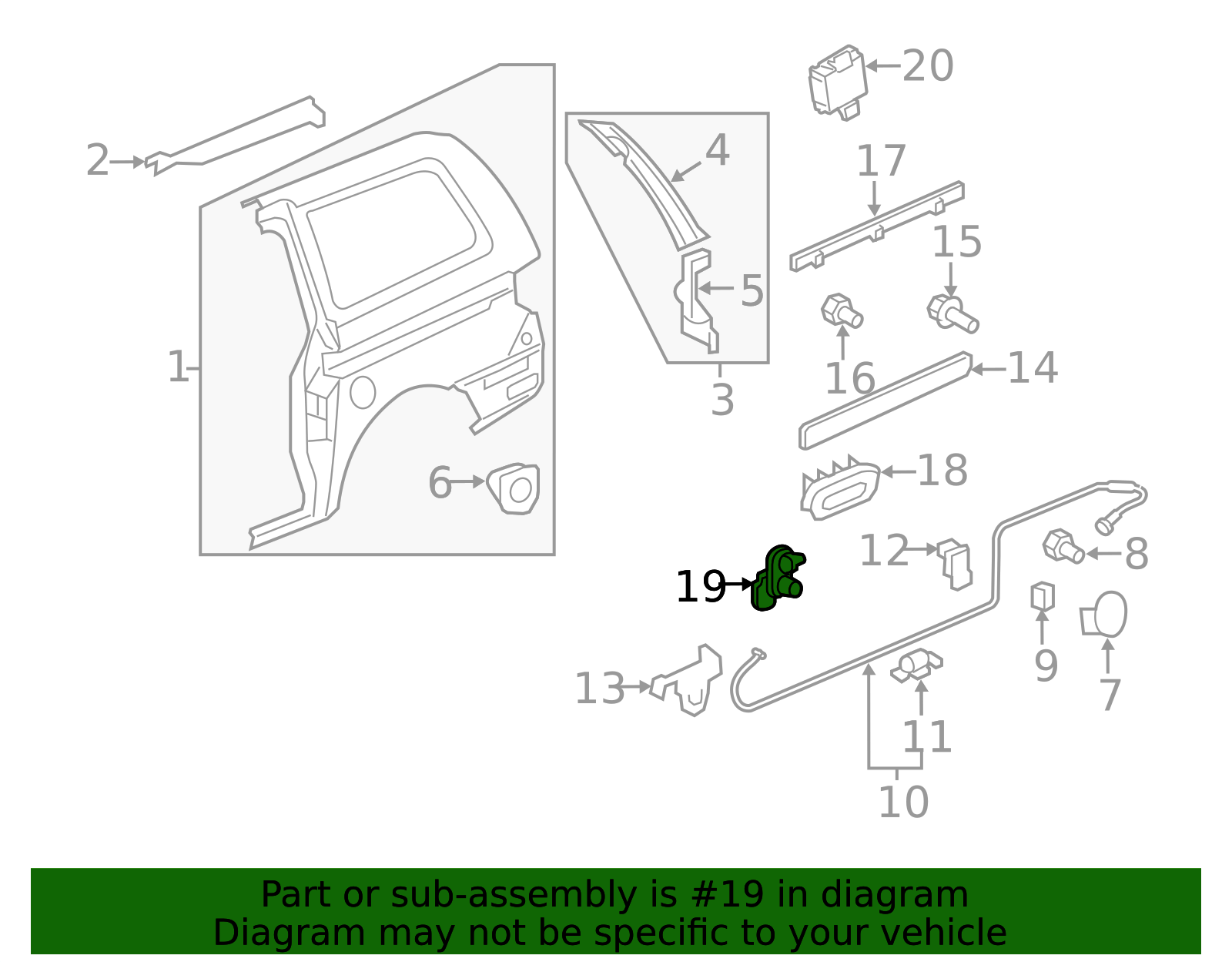 35400-S6A-003 - Switch Assembly Door (Daiichi) - 2005-2015 Honda ...