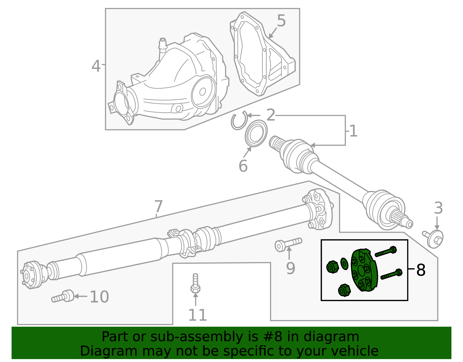 205-411-02-00 - Drive Shaft Damper 2014-2025 Mercedes-Benz | Mercedes ...