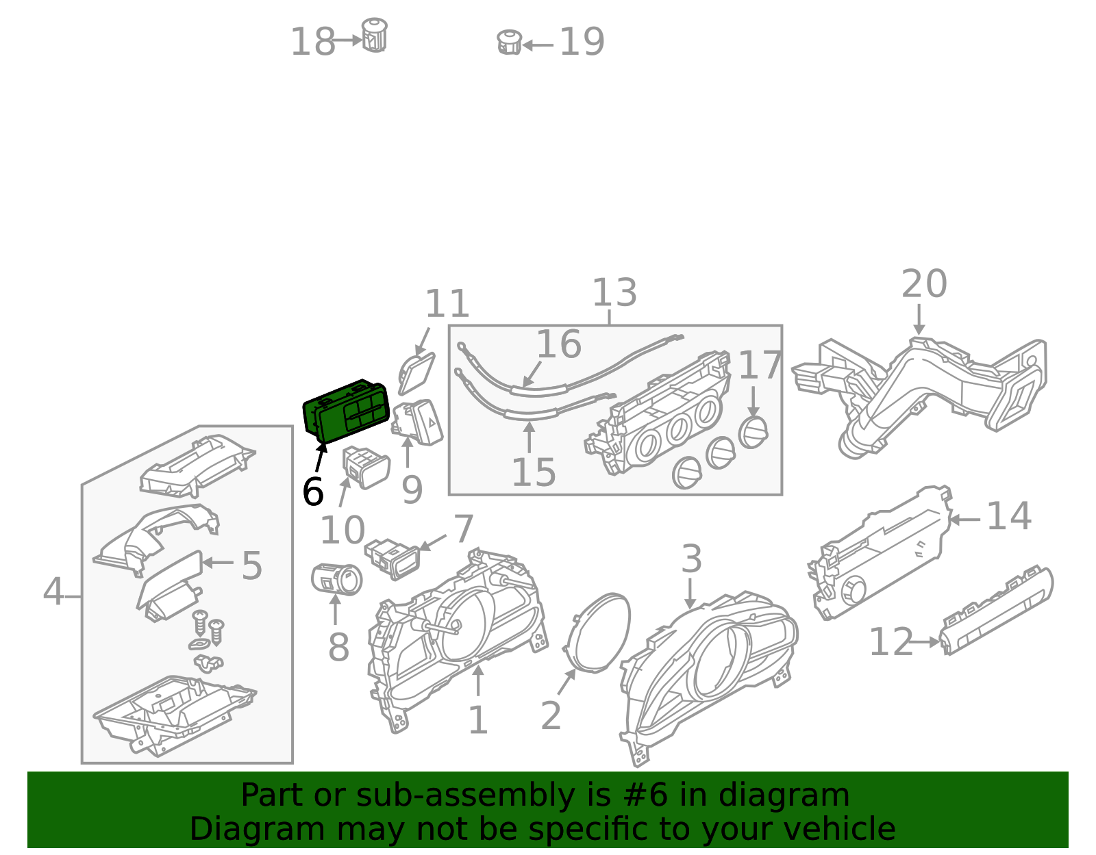 BLM3-66-170 - Instrument Light Rheostat 2016-2018 Mazda | Mazda Parts.US
