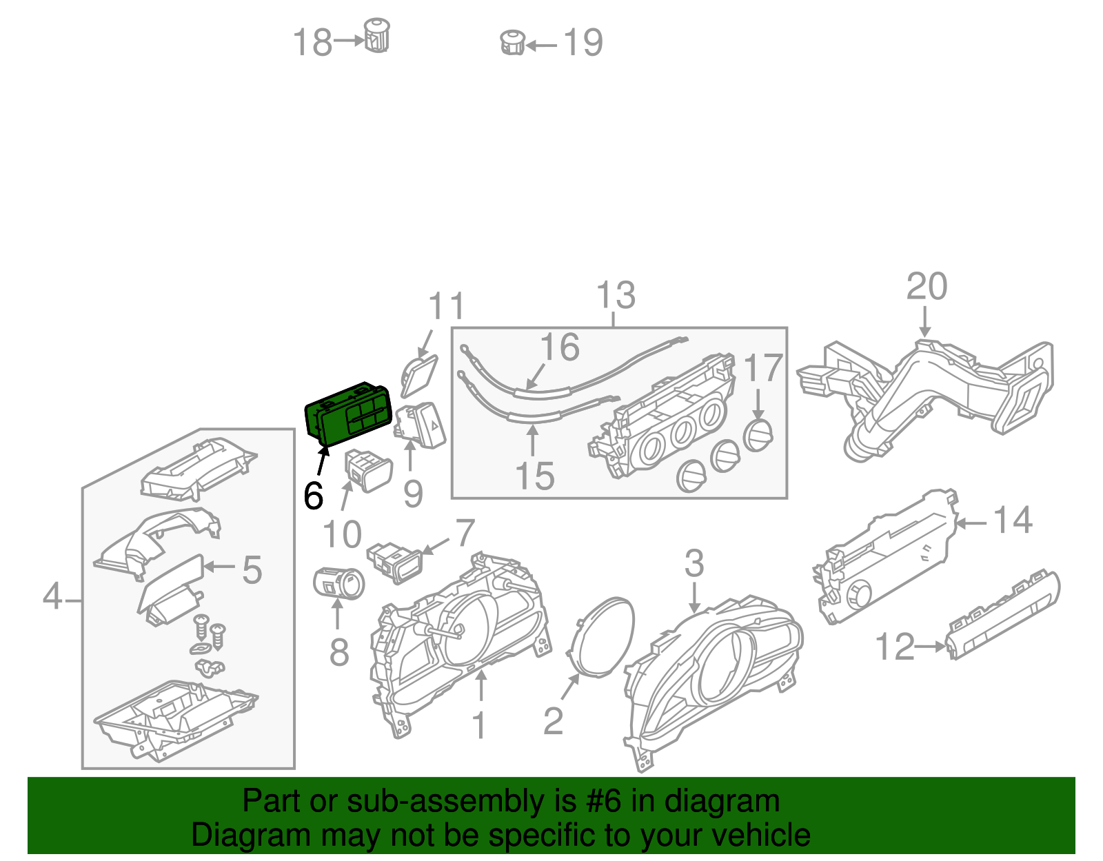 BLM3-66-170 - Instrument Light Rheostat - 2016-2018 Mazda | Mazda OEM ...