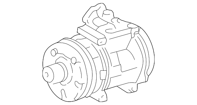 Genuine Toyota Compressor part# 88320-04010-84 for 2001-2004 Toyota ...