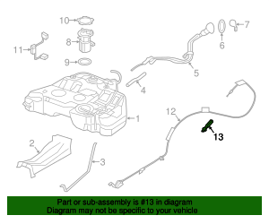 2013-2025 Nissan Fuel Door Latch 78827-3BG0A | OEM Parts Online