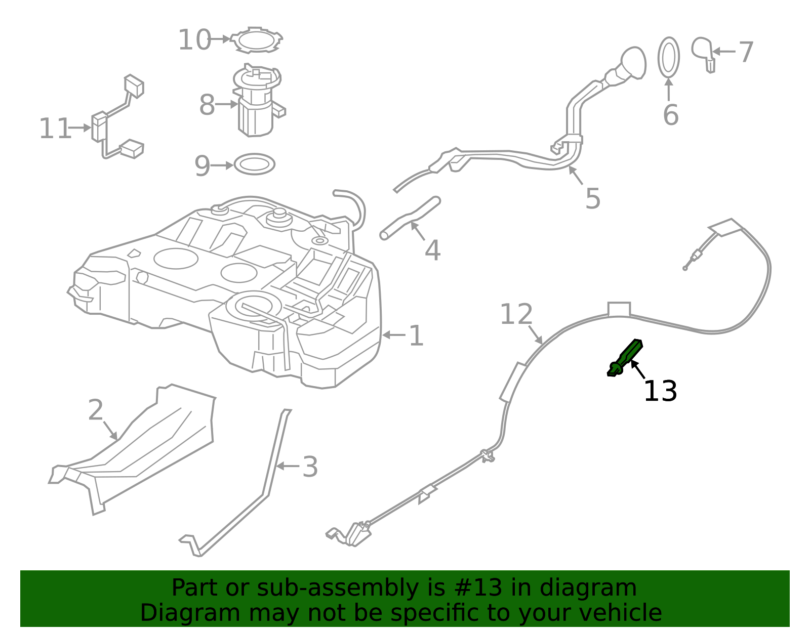 78827-3BG0A - Fuel Door Latch Official Nissan Parts Store