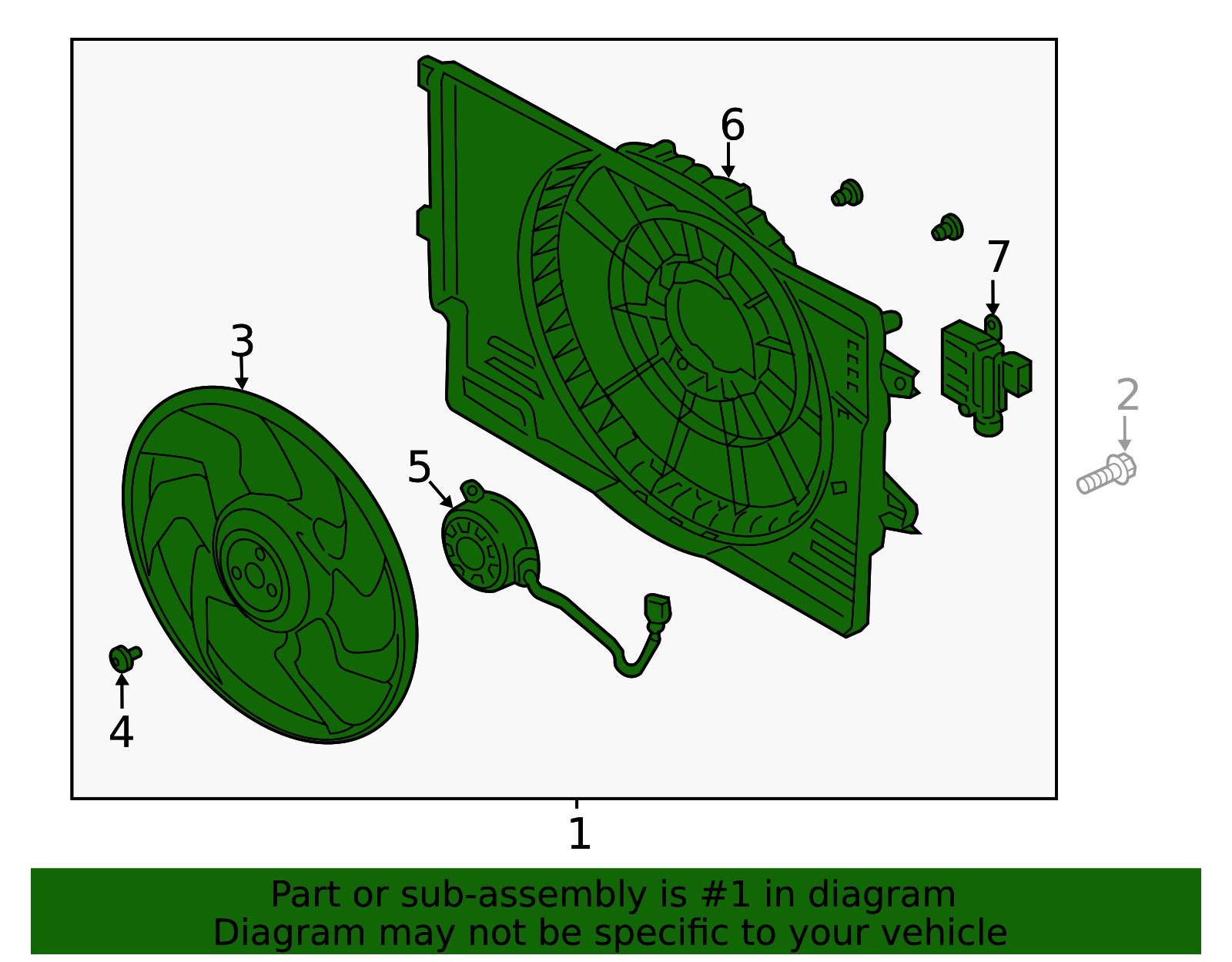 25380-F3300 - Fan Assembly 2020-2024 Kia Forte | Kia.Parts Store