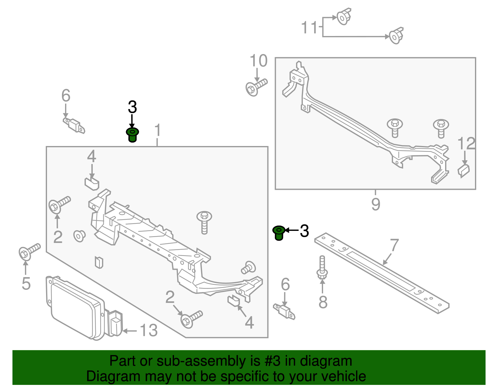 2013-2020 Ford Mount Panel Sleeve DS7Z-13N020-B | OEM Parts Online