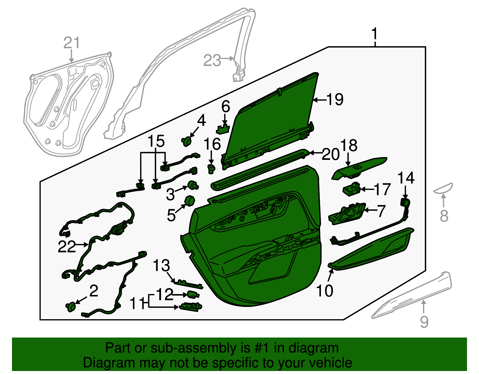 2014-2017 Cadillac XTS F Trim 84011600 | Capital Chevy Parts
