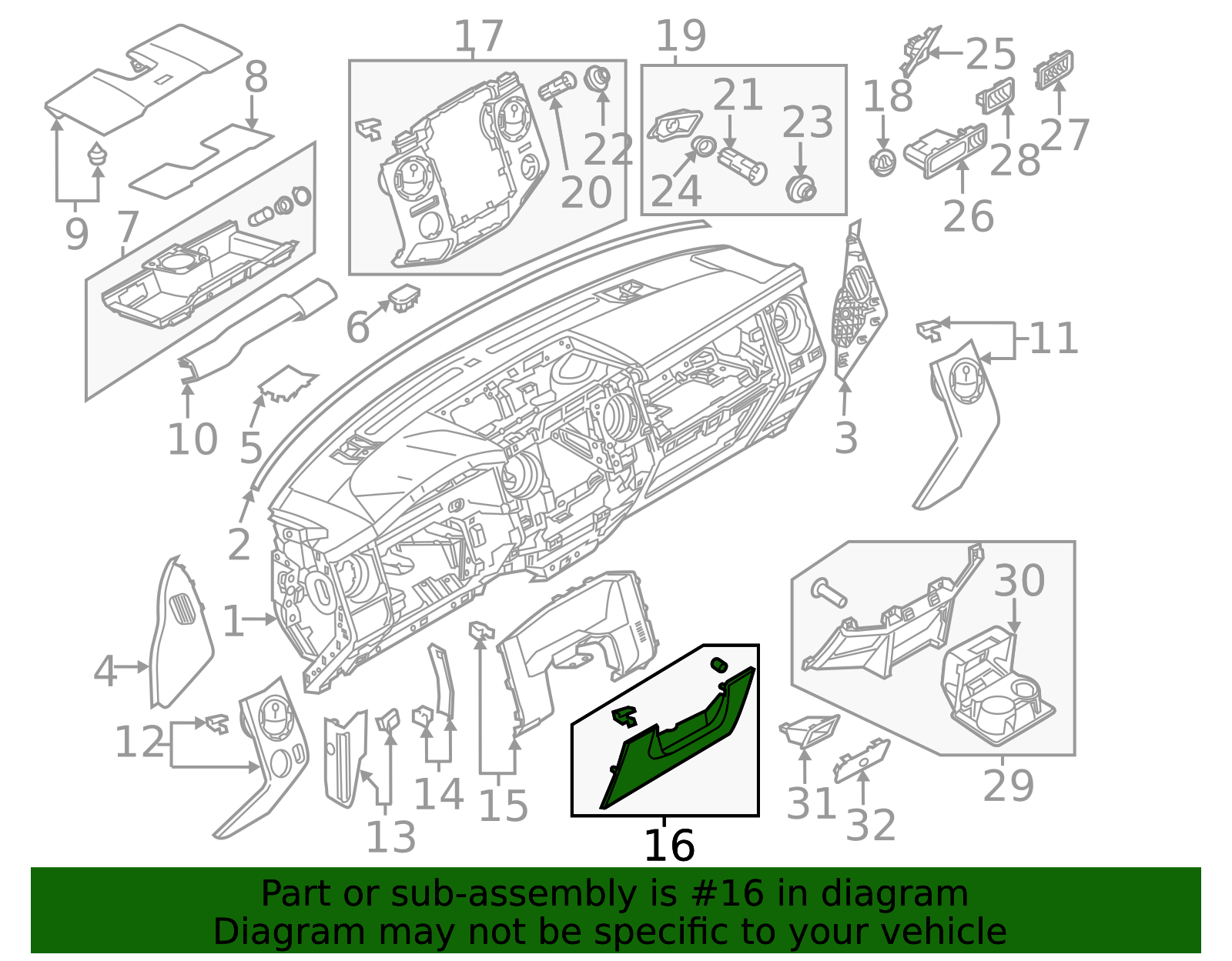 BC3Z-2504459-AB - Closure Panel - 2011-2016 Ford | Lasco Auto Parts
