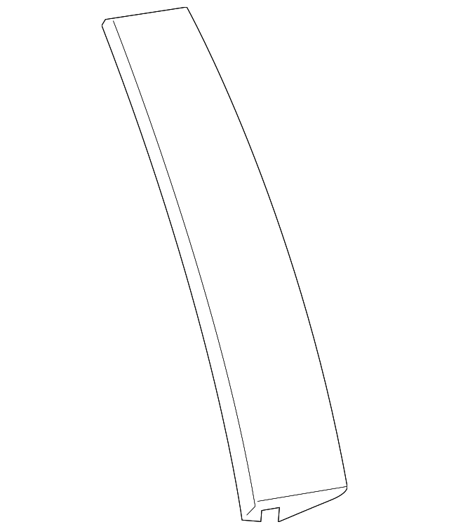 2015-2020 GM Rear Driver Side Door Window Frame Front Applique 84263146 ...