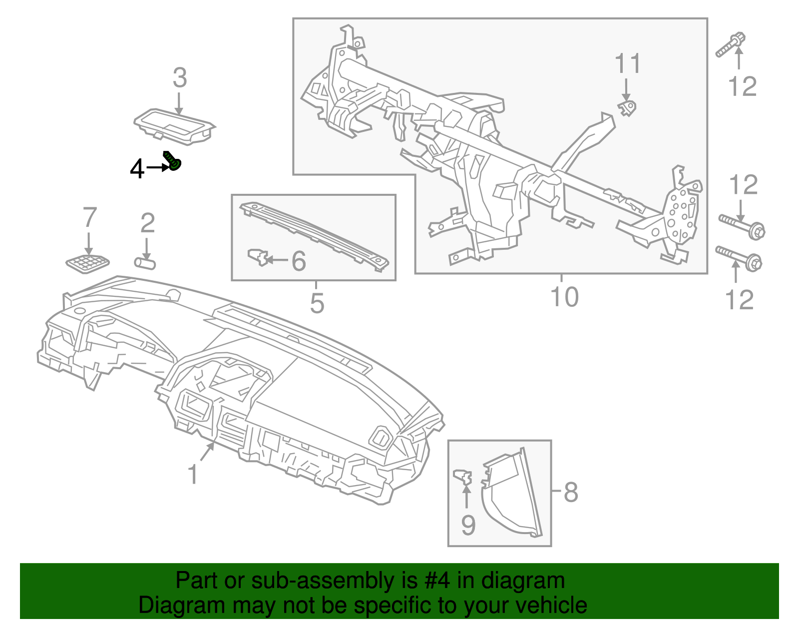 93913-14420 - Lower Column Cover Retainer Screw 2002-2025 Honda | Honda ...