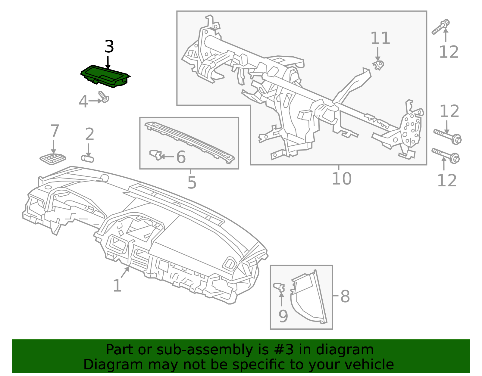 77209-TVA-A01ZA - Trim Bezel 2018-2022 Honda Accord | Honda Parts Online