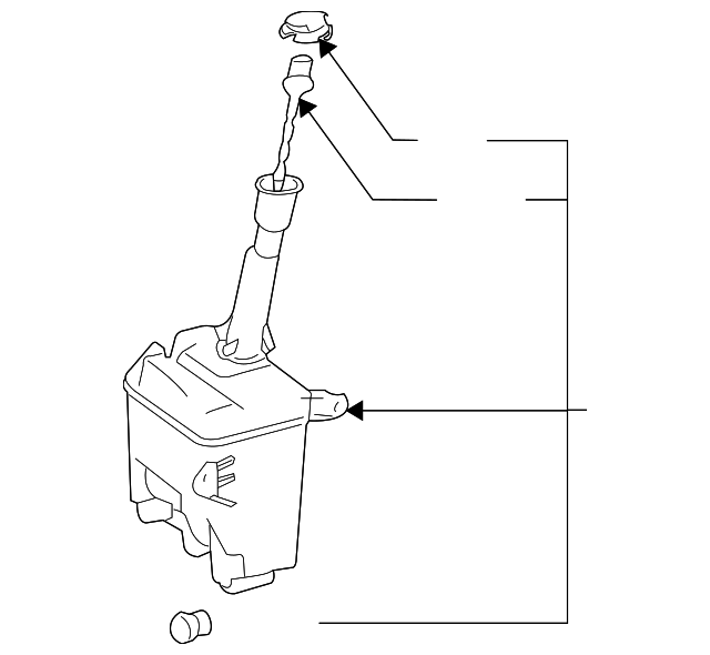 85315-21020 - Washer Reservoir 2005-2010 Scion tC | Toyota San Diego Parts