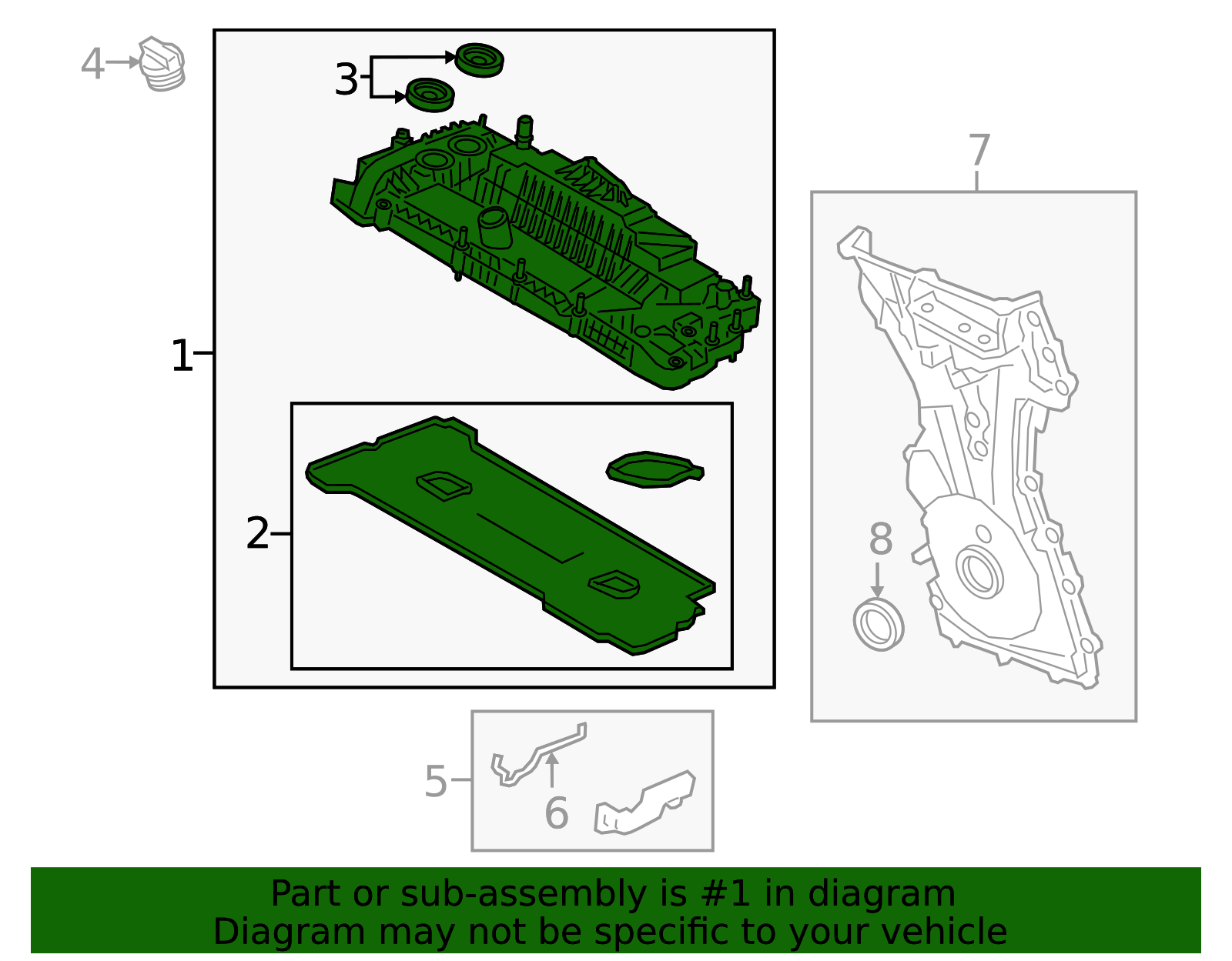 K2GZ-6582-C - Valve Cover - 2019-2025 Ford | Lasco Auto Parts