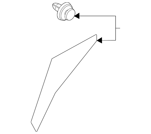 2021-2023 Subaru Crosstrek Rear Molding 91112FL250 | Subaru Parts Store