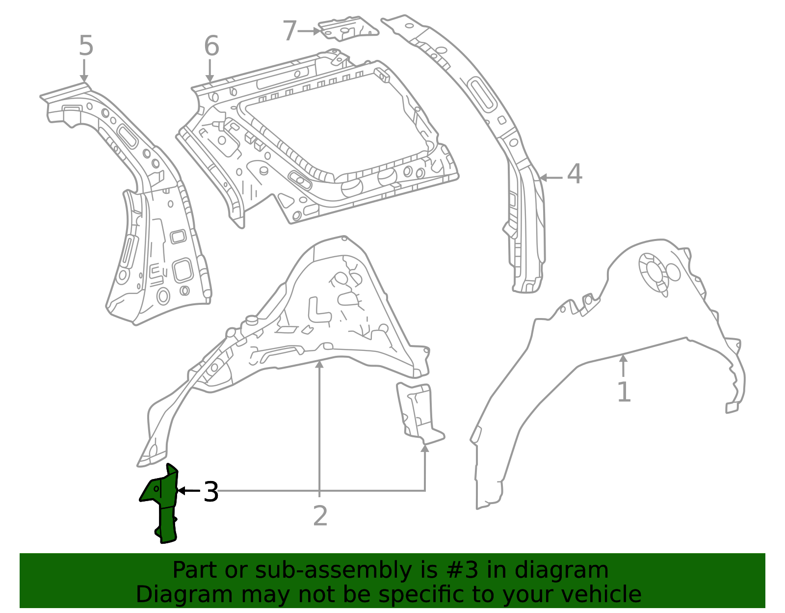 Wheel Housing Bracket 61651-60030 | Toyota Parts Center