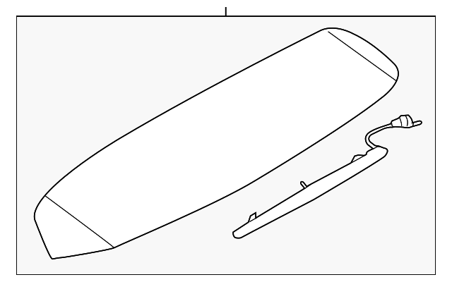 8U0-827-933-F-GRU - Spoiler 2015-2018 Audi | Audi OEM Parts Guy