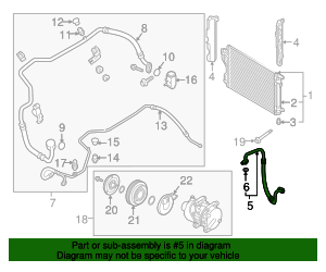 2012-2013 Hyundai Tucson Hose & Tube Assembly 97775-2S550 | OEM Parts ...