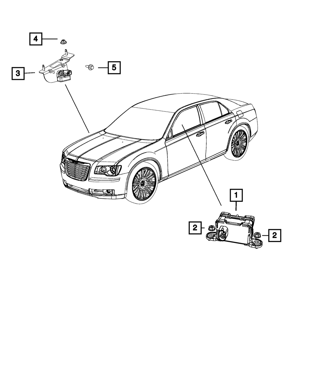 05035723AA - Active Damping Sensor 2012-2026 Mopar | Mopar Genuine Parts