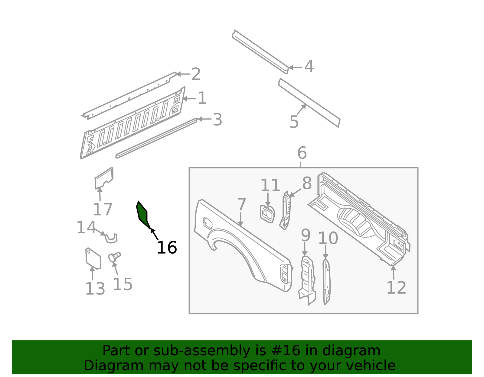 78817-9BM0B - 2005-2021 Nissan Frontier - Side Body Trim Protector ...