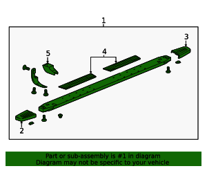 2019-2025 GM Running Board Step 84017116 GM | GMPartsDirect.com
